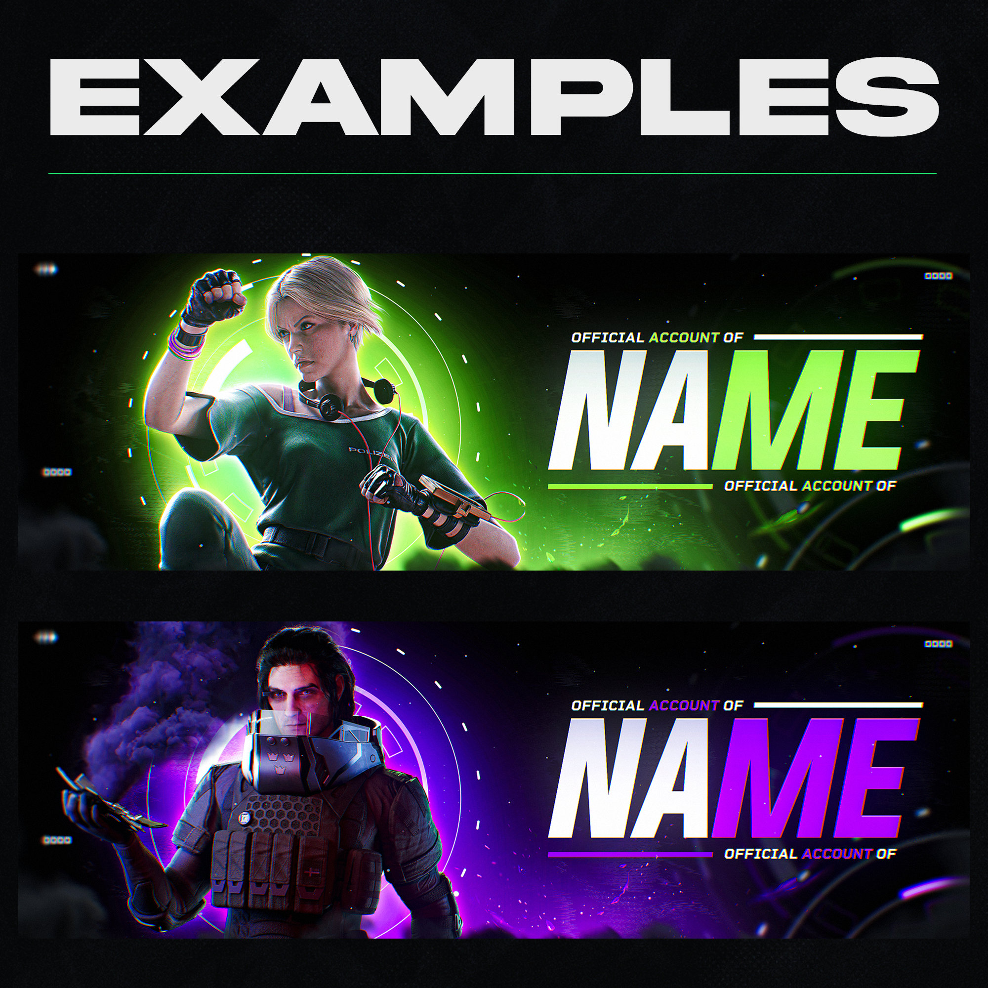 Rainbow Six Siege Banner Template: Social Media (digital Download) - Etsy