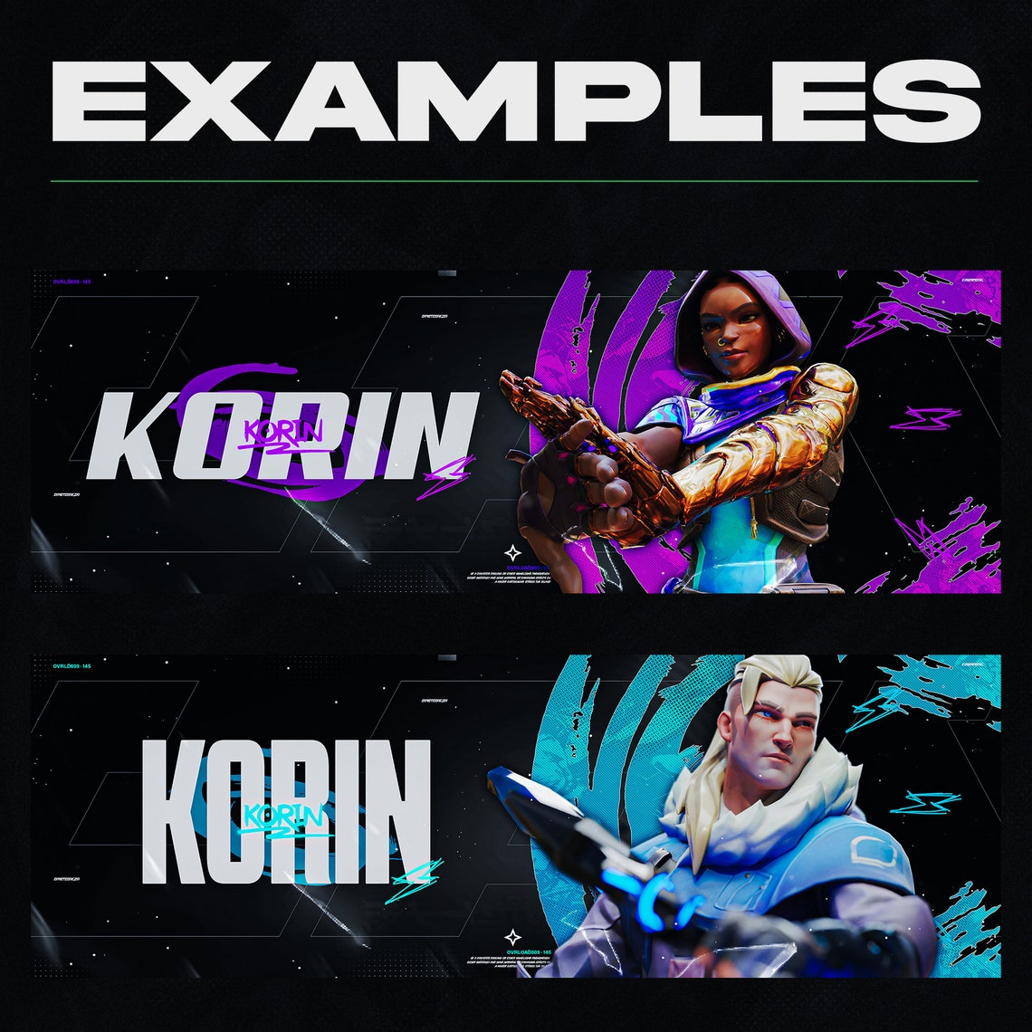 Valorant Banner Template: Easy Edit for Twitch, Twitter, Kick, Facebook ...