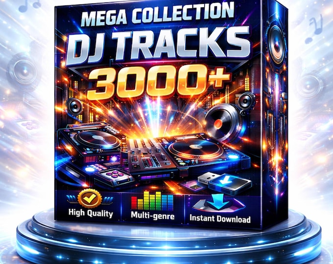 Mega Collection DJ TRACKS 3000+ | Multi-genre DJ Music Pack, High ...