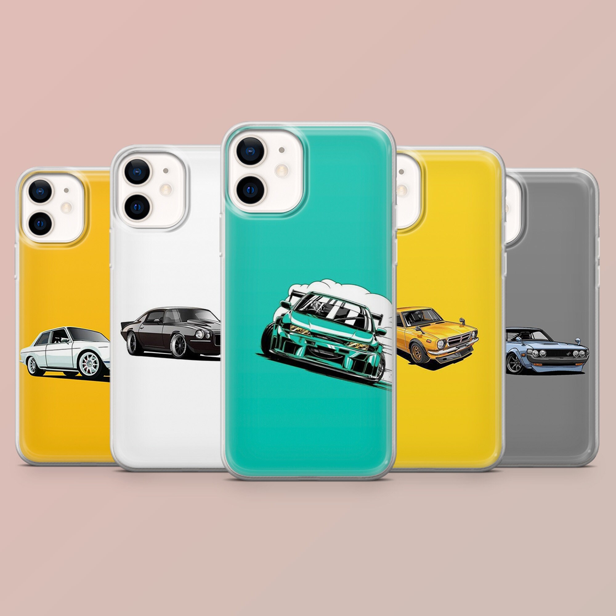 Competition Car Driver Phone Case Track Cover for iPhone 15,14,13,12,11 ...