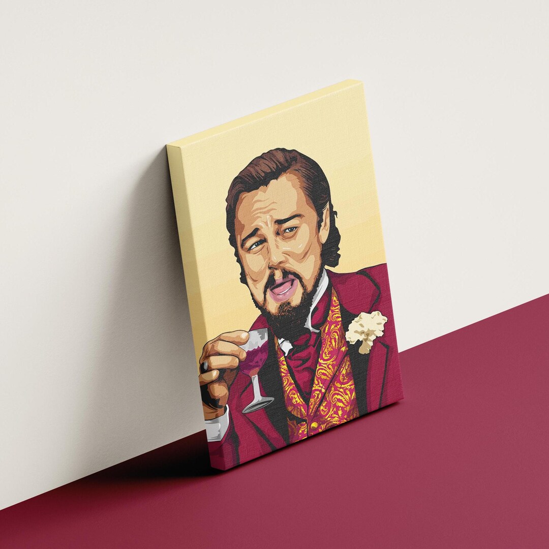 Calvin Candie Canvas, Gangster Wall Art, Premium Print Poster, Leonardo ...