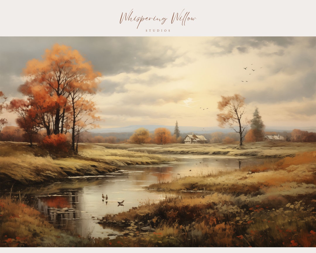 Fall Wall Art Landscape Nature Wall Art Photo Wall Art Bright Landscape ...