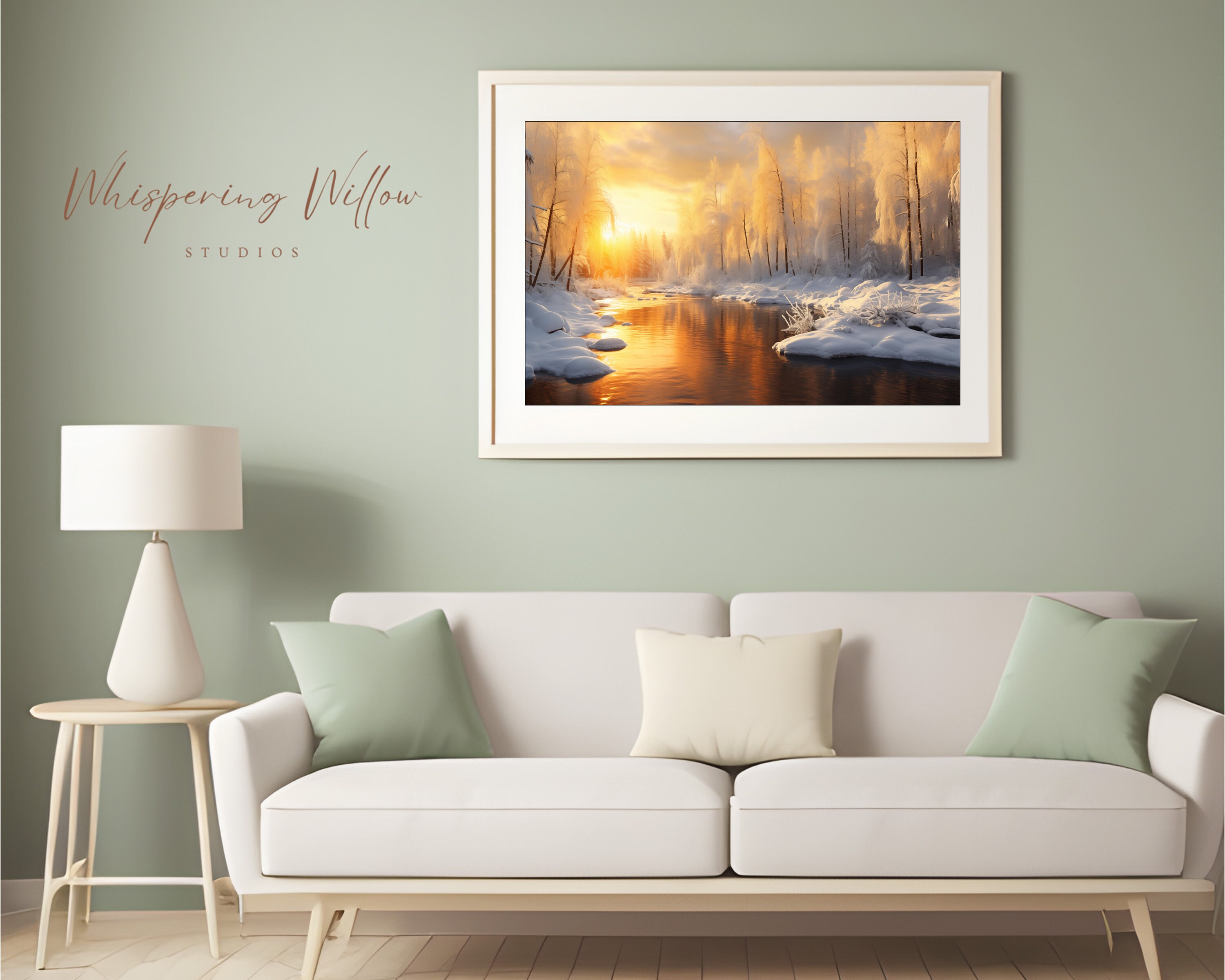 Landscape Nature Wall Art Sunset Photo Wall Art Bright Landscape Canvas ...