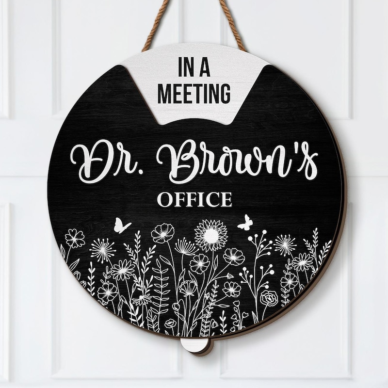 Rotating Out of Office Sign - Etsy
