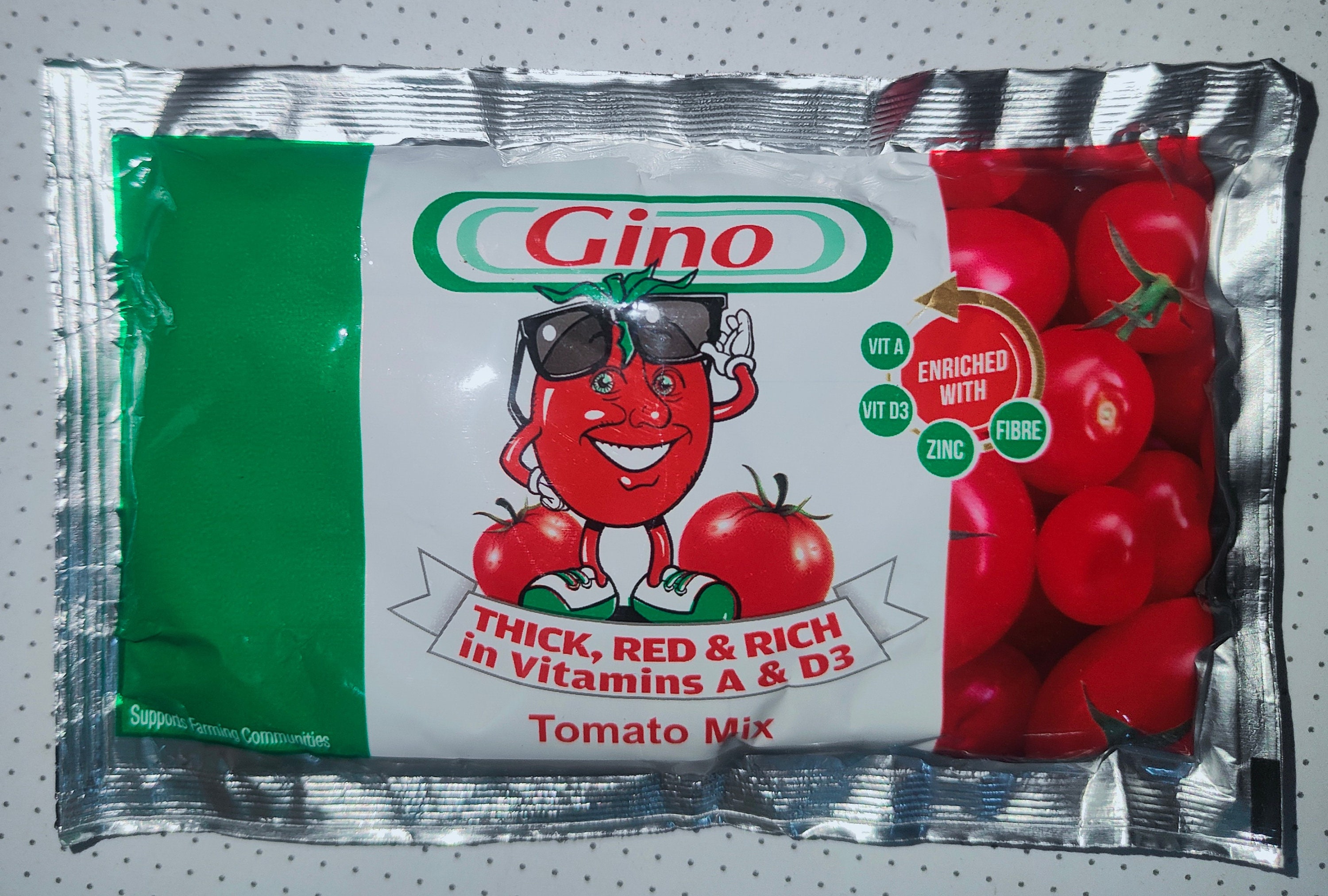 Tomato Paste - Gino Sachet (60g) - Etsy