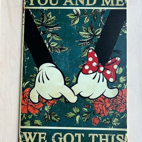 Mickey Mouse Sign - Etsy UK