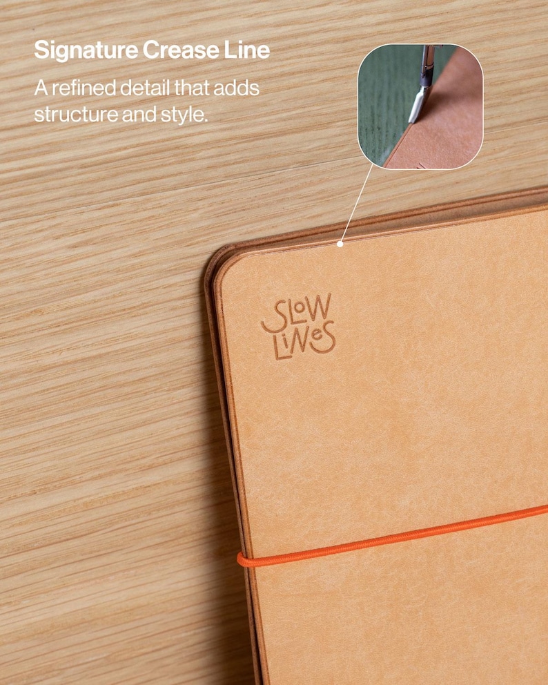 Leather A6 Notebook Cover, Refillable Journal Jacket, Personalized ...