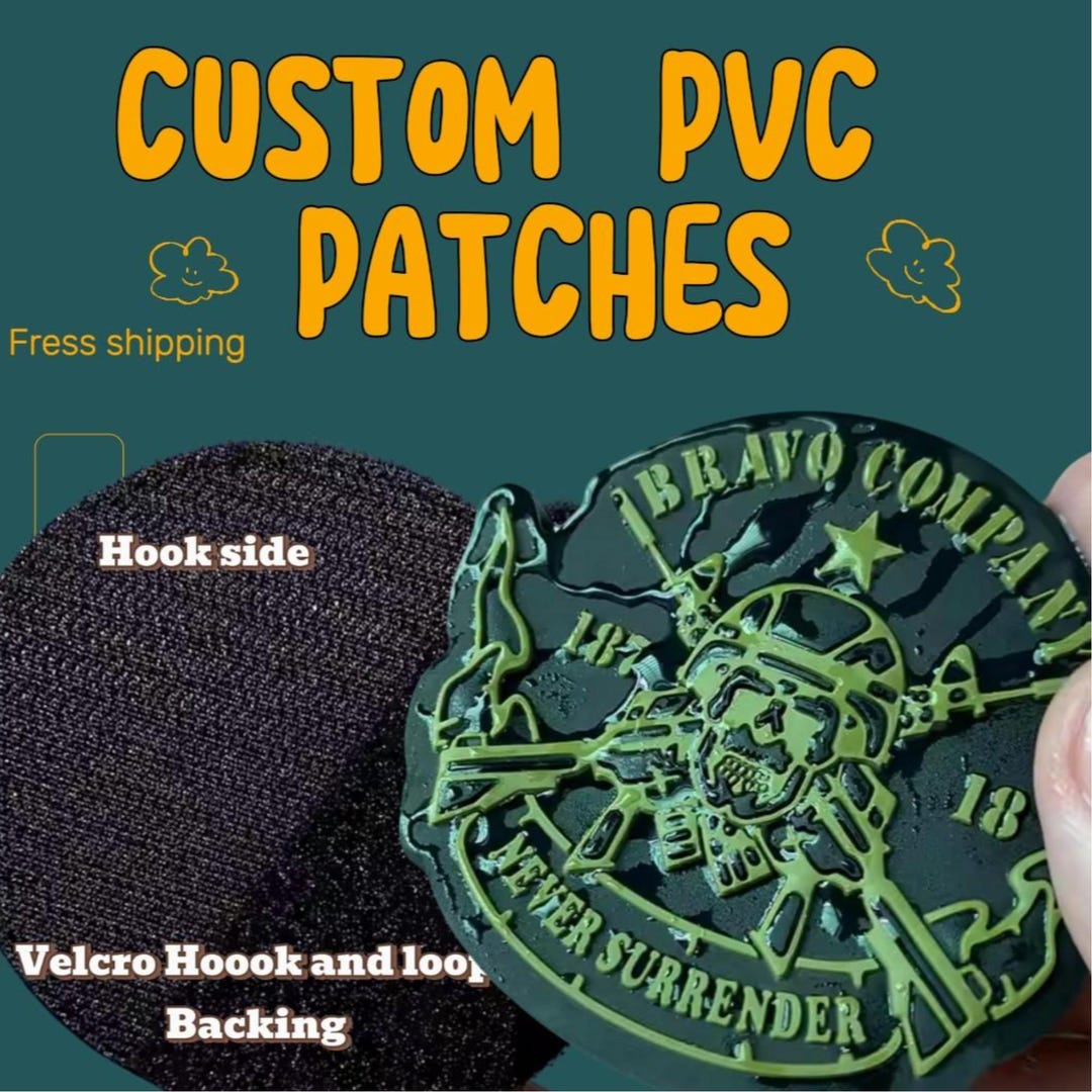 Personalized Pvc Patches, Custom Airsoft Rubber Patch, Custom Pvc ...
