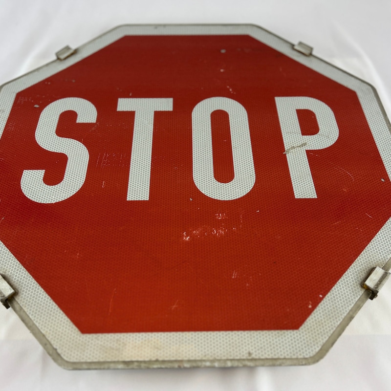 Vintage Traffic Sign - Etsy