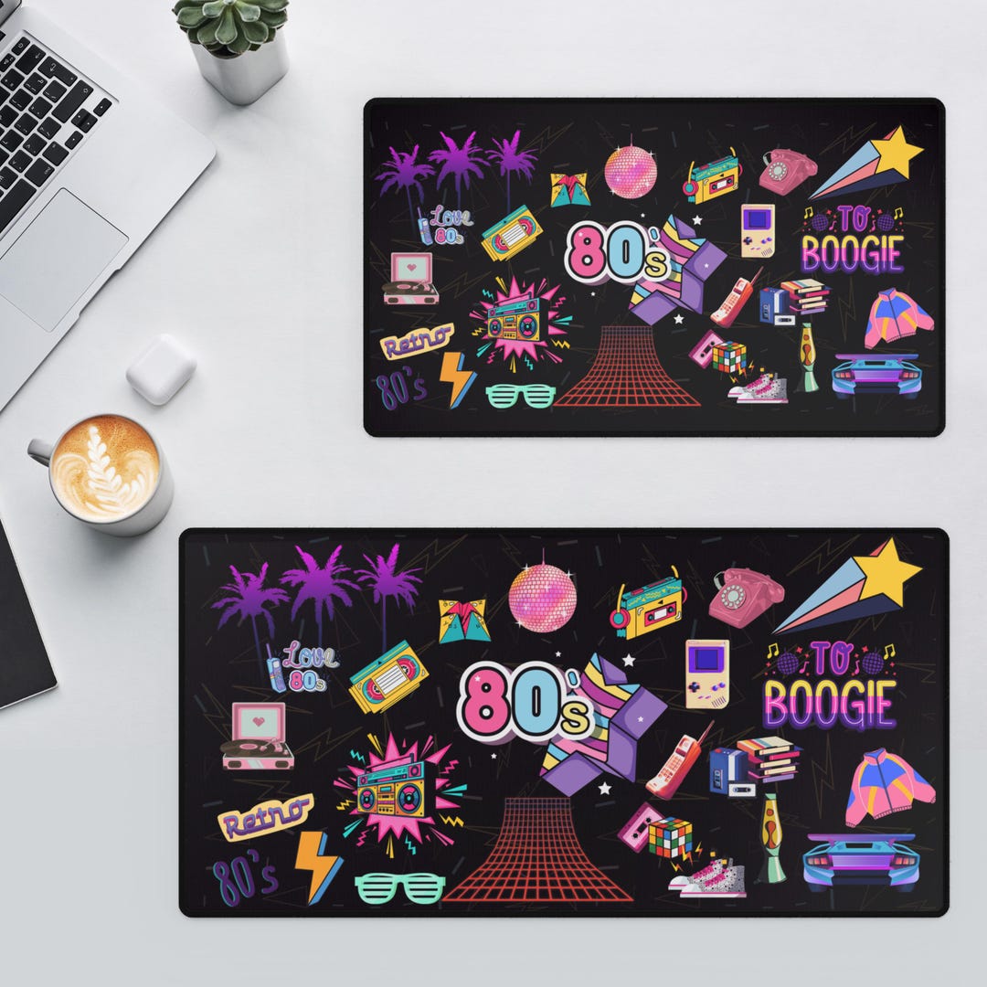 Retro Desk Mats: Bring Back the 80s Vibe to Your Workspace! Nostalgia ...