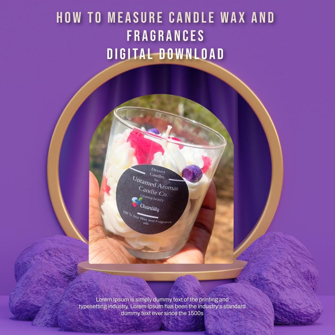Book 1: Detailed Candle Making Guide | Printable | How to Measure ...