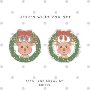 001. Christmas Series, Rudolph the Red Nose Reindeer Clipart ...