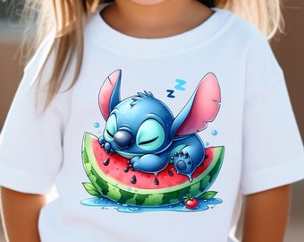 Disney Stitch DTF Transfer, Lilo and Stitch Shirt, Ready to Press DTF ...