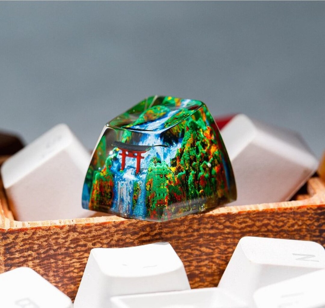 Japanese Keycaps, Artisan Keycap, Torii Gate Custom Keycaps, Cherry MX ...