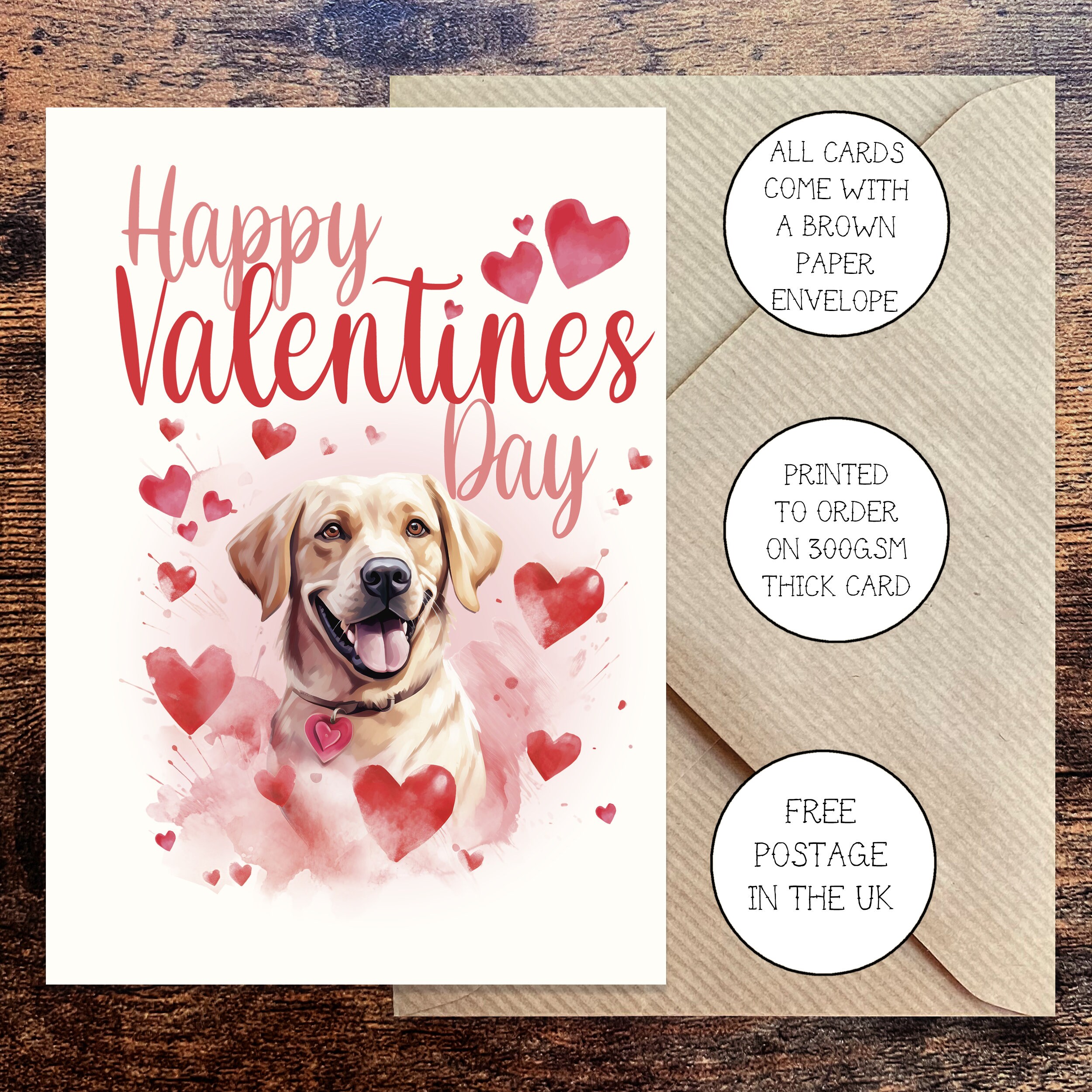 Labrador Retriever Valentine's Day Card - Cards for Dog Lovers - Love ...