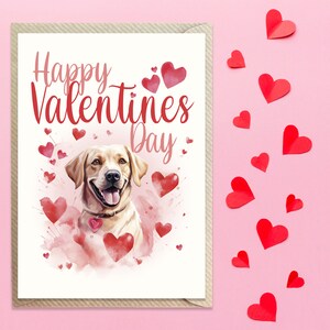 Labrador Retriever Valentine's Day Card - Cards for Dog Lovers - Love ...