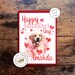 Personalized Labrador Valentine's Day Card - Custom Name - Etsy