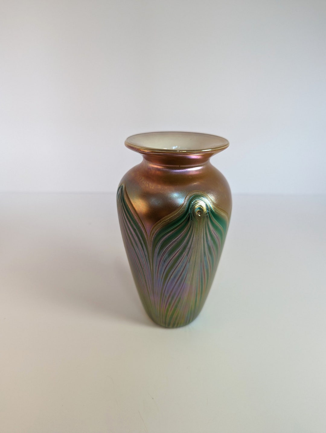 Stephen Fellerman Vintage 1988 Glass Vase - Etsy