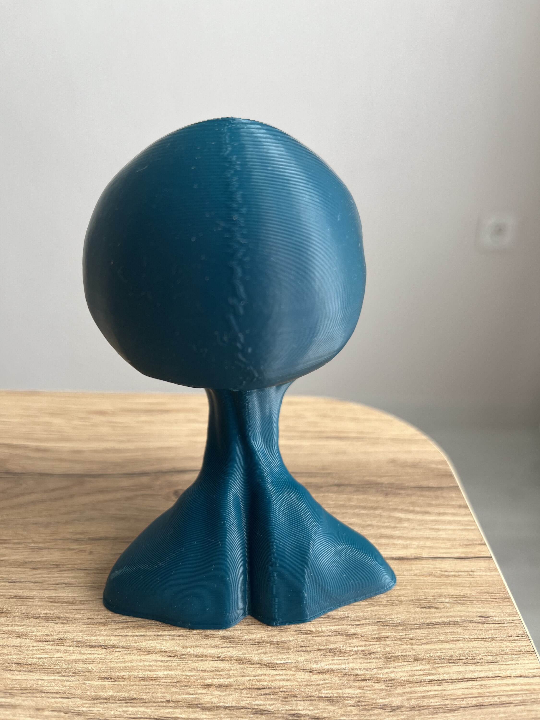 Extraterrestrial Alien Bust - 3D Printed Sci-fi Sculpture for ...