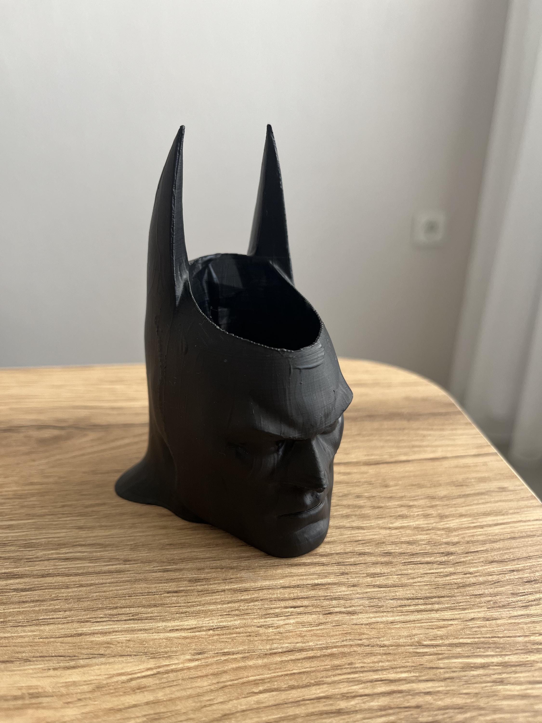 Superhero-inspired 3D Printed Pen Holder - 10 Cm - Matte Finished Desk ...