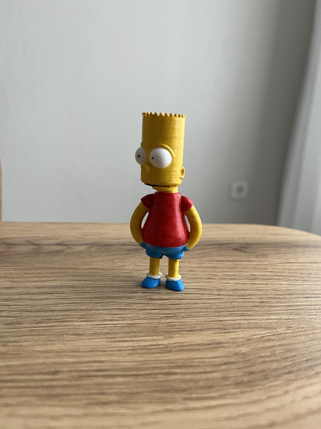3D Printed Cartoon Boy Figurine - 8 Cm Tall, Hand-painted & Varnished ...