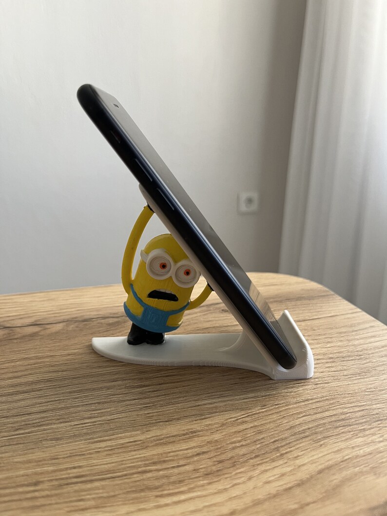 Minion 3D Printed Phone Stand Fun & Functional Desk Decor - Etsy UK