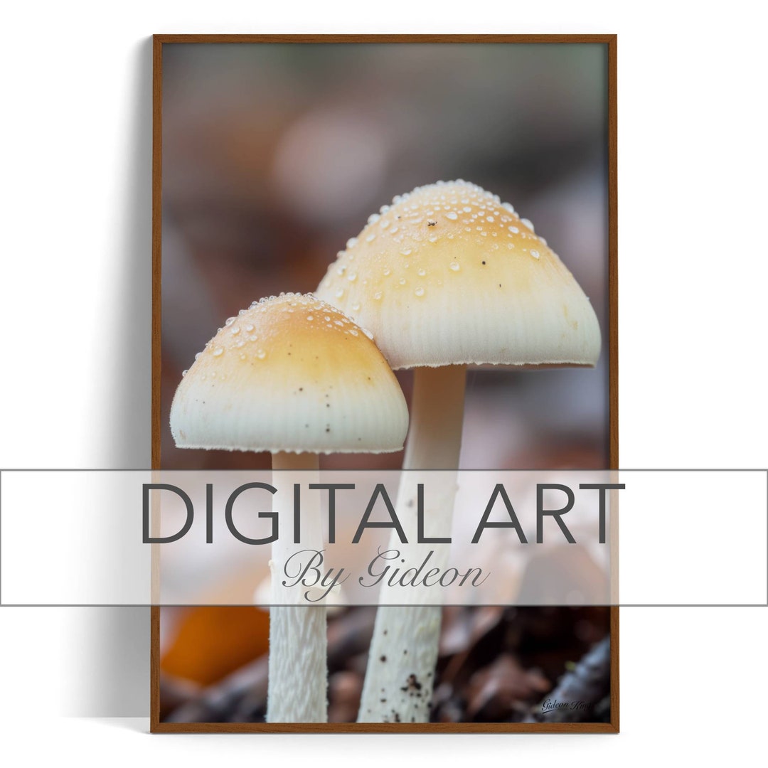 Death Cap Fungus Macro Photo. Brighten up Your Bedroom, Dining or ...