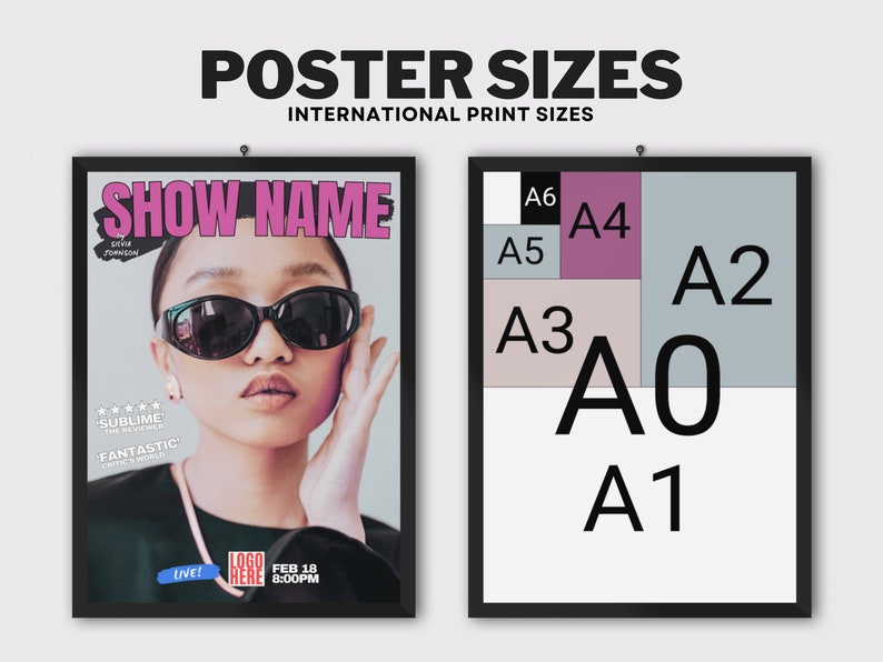 Theatre Poster Design | Canva Template | Printable | Live Event ...