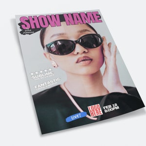 Theatre Poster Design Canva Template Printable Live Event Comedy Music ...