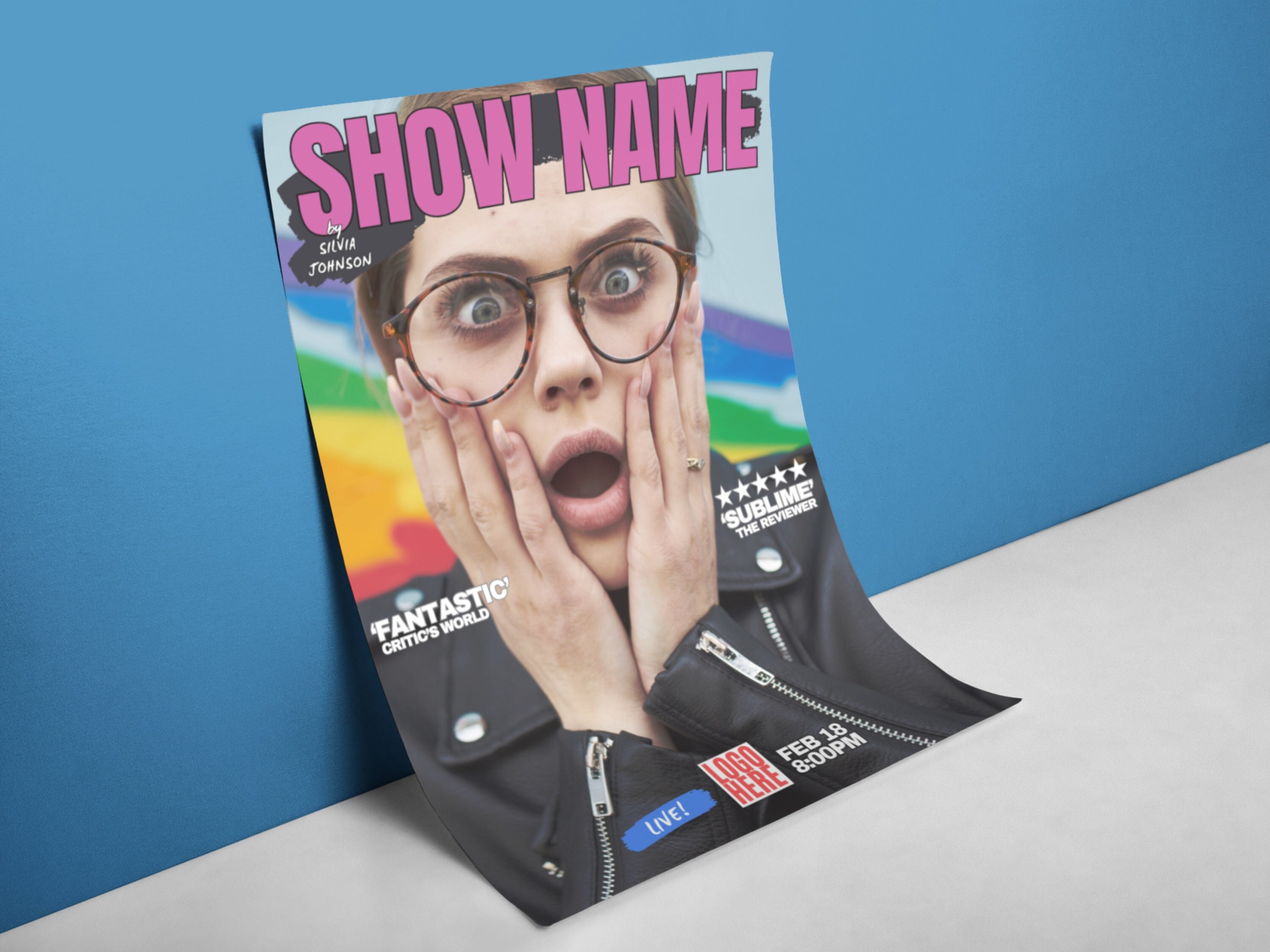 Theatre Poster Design | Canva Template | Printable | Live Event ...