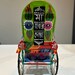Hand-painted Wrought Iron Rickshaw - Etsy