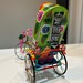 Hand-painted Wrought Iron Rickshaw - Etsy
