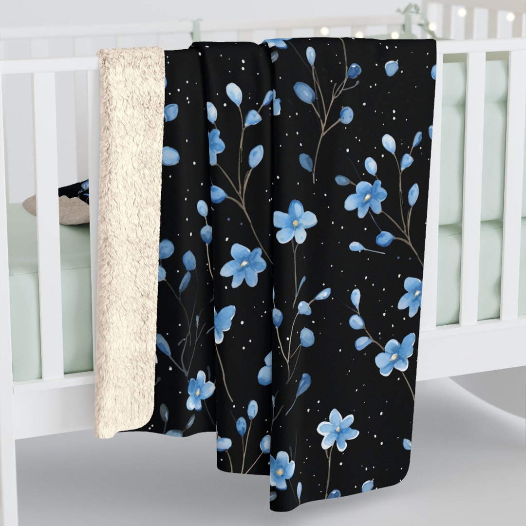 Cottagecore Blanket, Cottagecore Decor, Sherpa Fleece Blanket, Flower ...