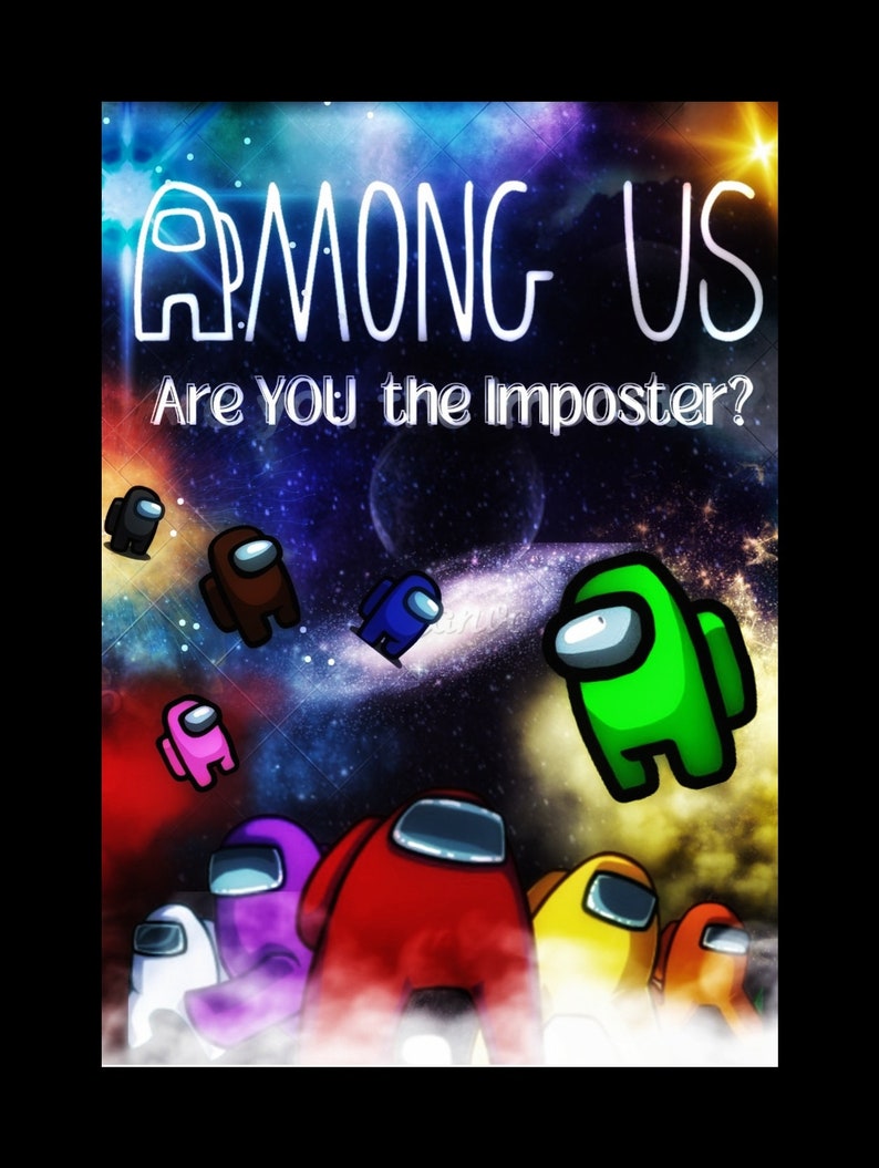 Among Us A4 Glossy Poster - Etsy