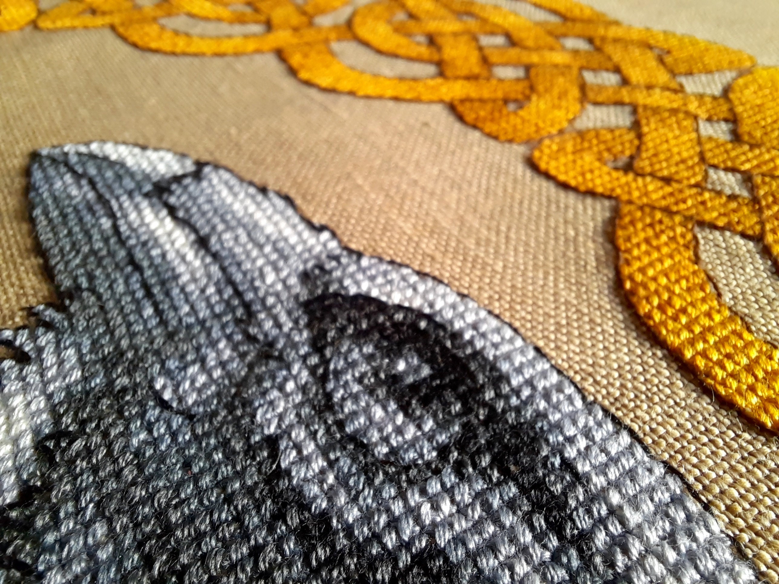 Ravens in a Celtic Knot Cross Stitch Pattern PDF, Xsd/saga - Etsy