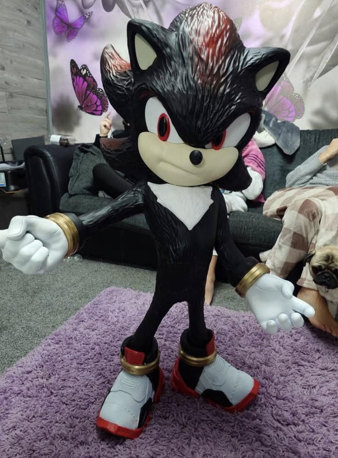 3D Printed Shadow the Hedgehog Model Kit: Sonic Collectable - Etsy ...