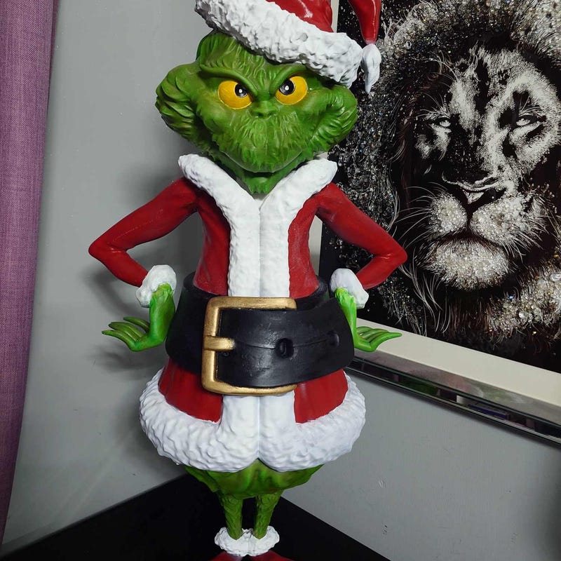The Grinch Life Size 3d Print - Etsy New Zealand