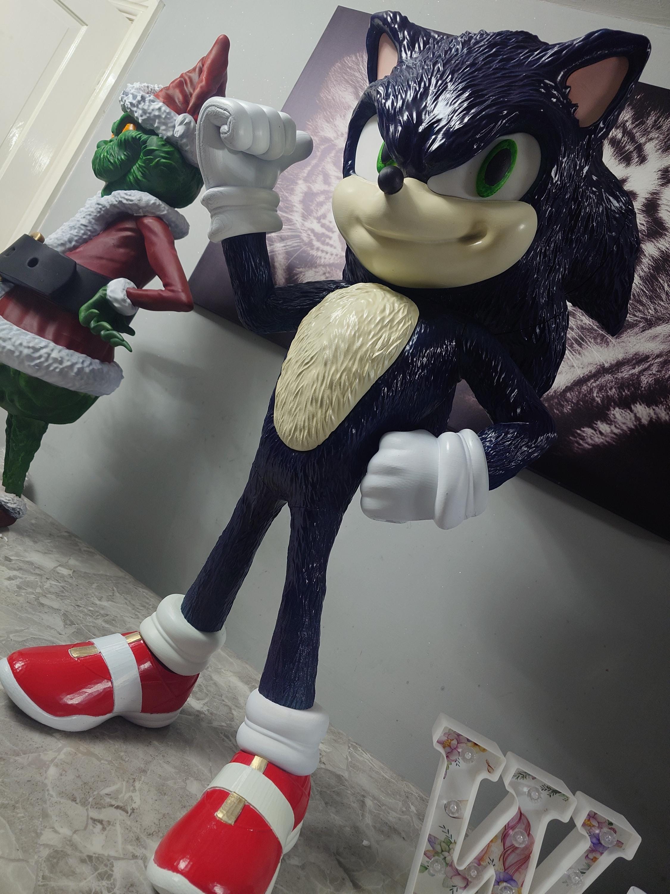 4ft Giant 3d Printed Sonic the Hedgehog Statue - Etsy