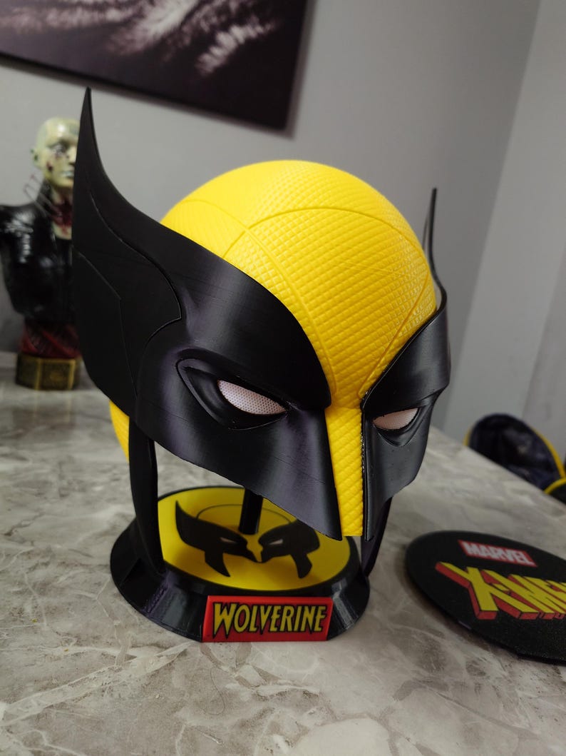 3d Printed Wolverine Wearable Helmet and Display Stand - Etsy