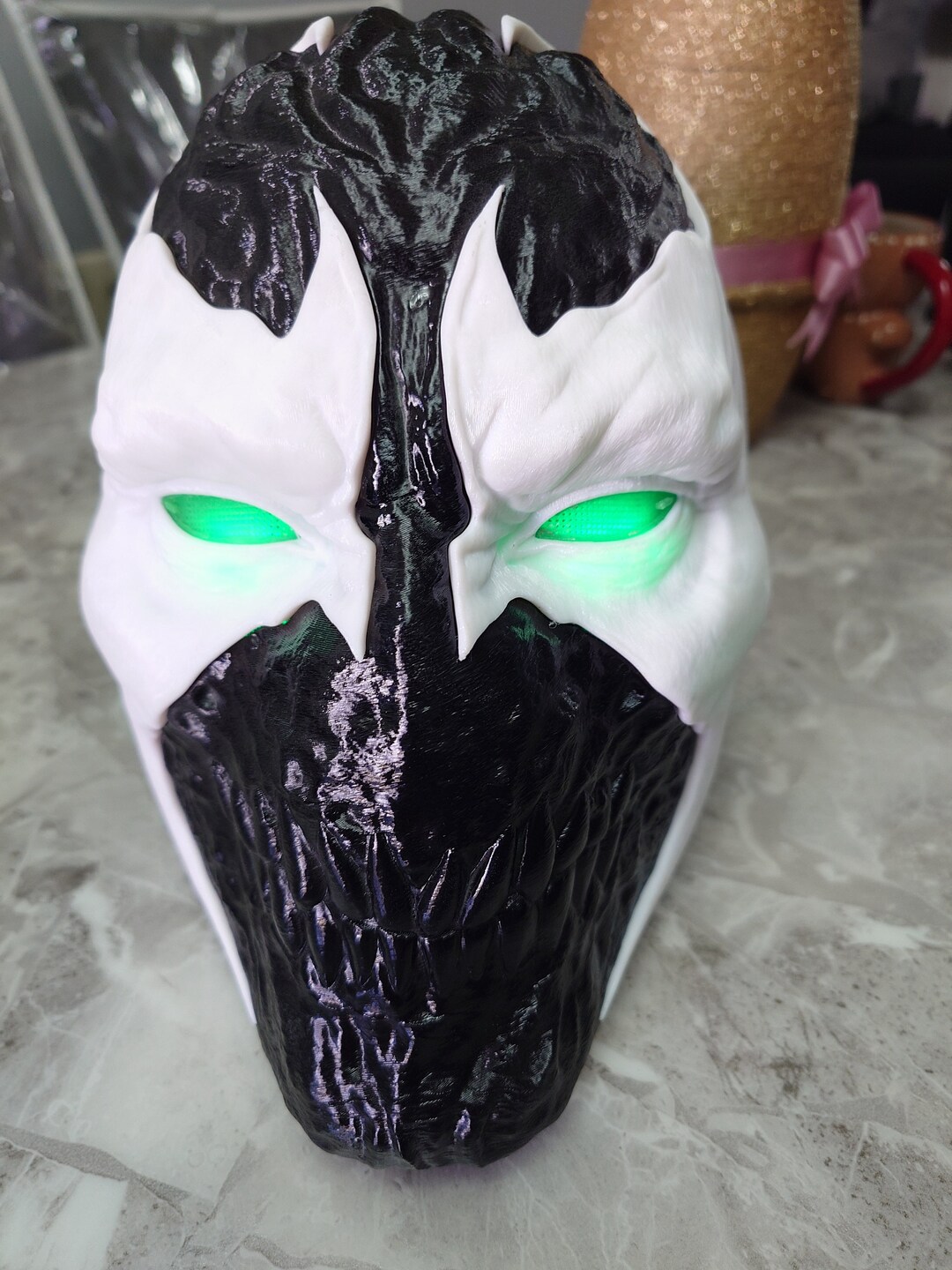 Spawn Wearable Helmet/mask Full Head. Led Set up in Eyes - Etsy