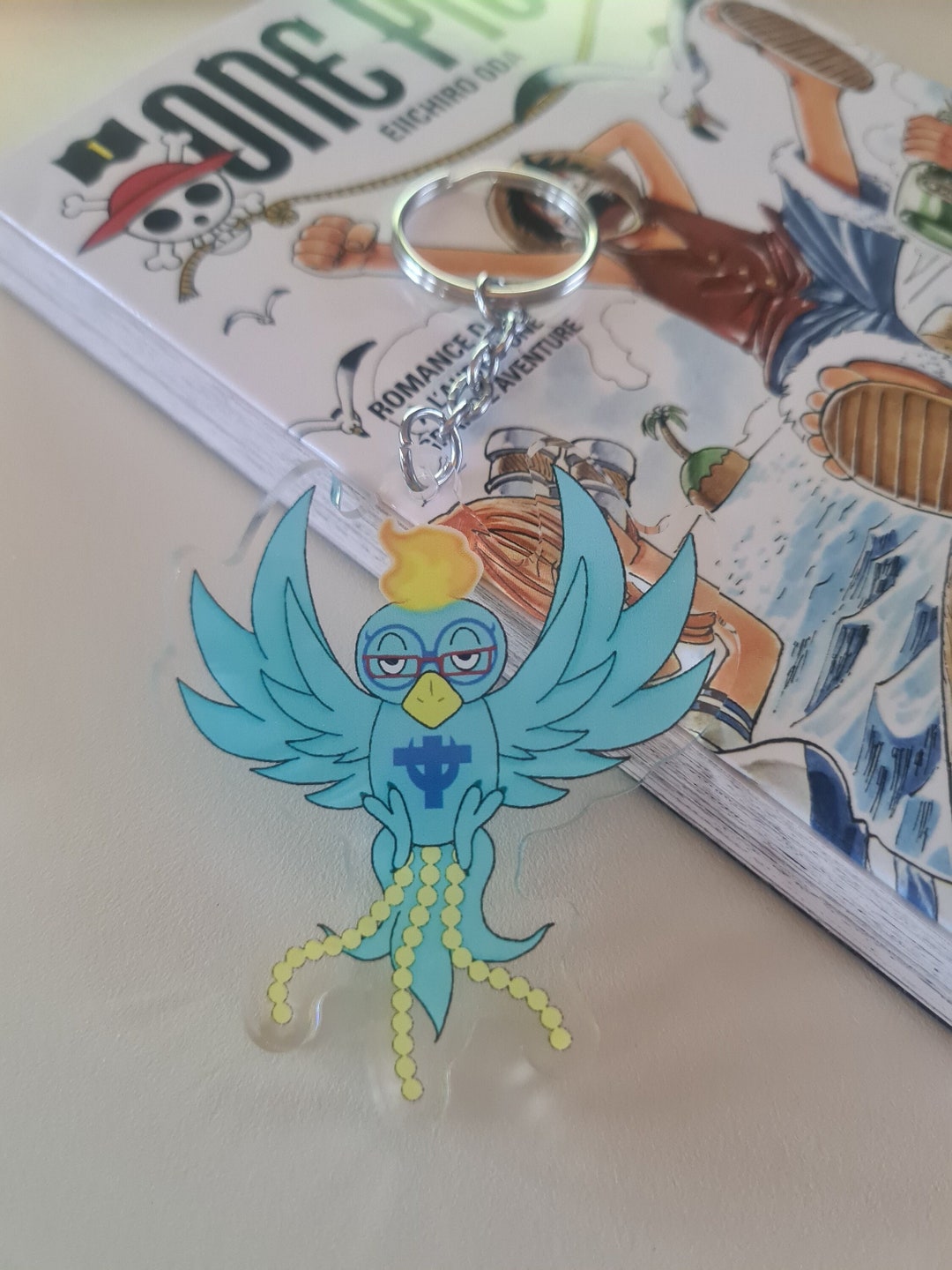 Marco the Phoenix Keychain, One Piece Acrylic - Etsy UK
