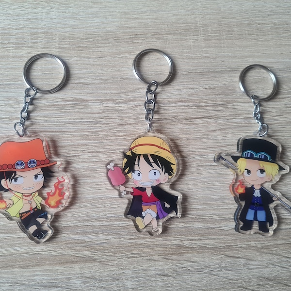 One Piece Keychain - Etsy