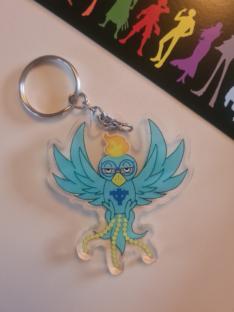 Marco the Phoenix Keychain, One Piece | Acrylic - Etsy