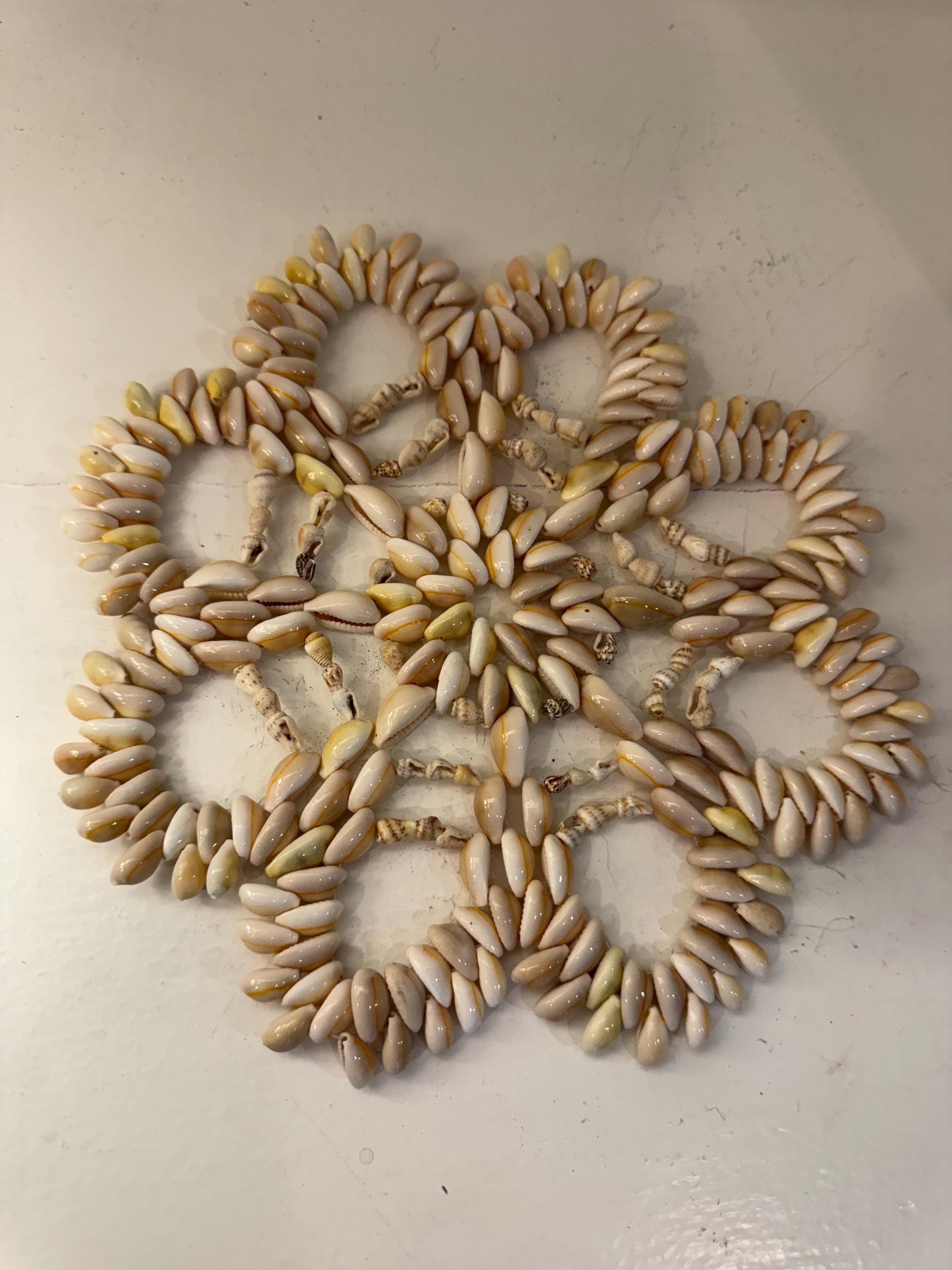 Vintage 1970s Cowrie Shell Trivet - Etsy