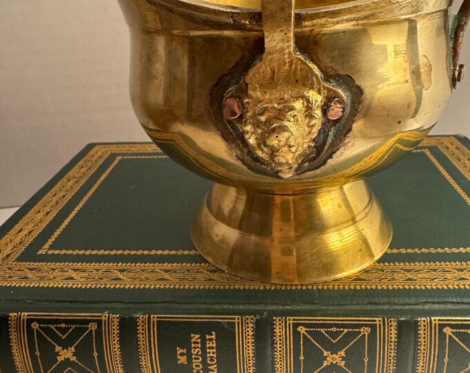 Vintage Brass Scuttle Bucket - Etsy