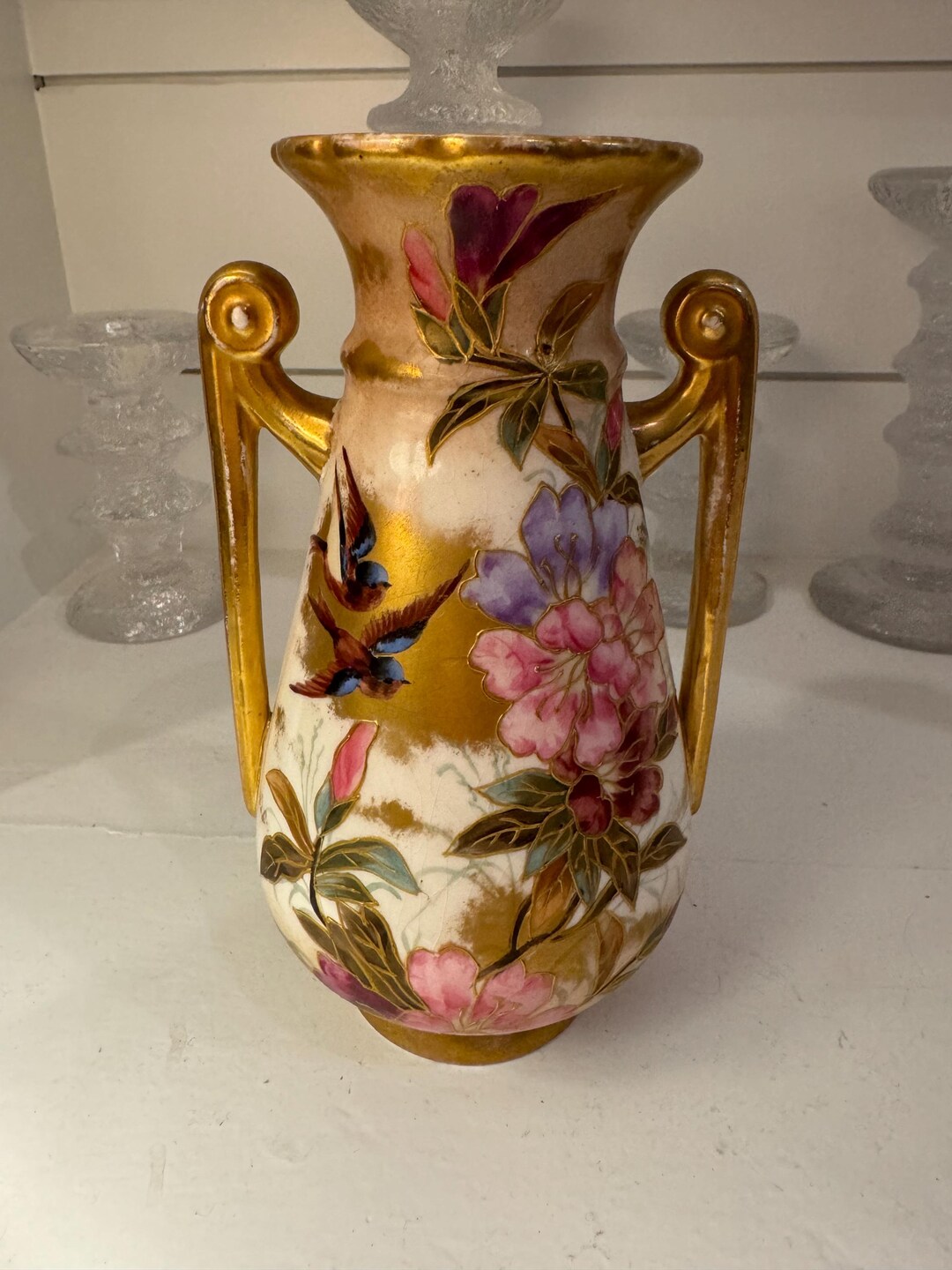 Antique Vase. Made in Germany . Royal Bonn . Hand Painted - Etsy