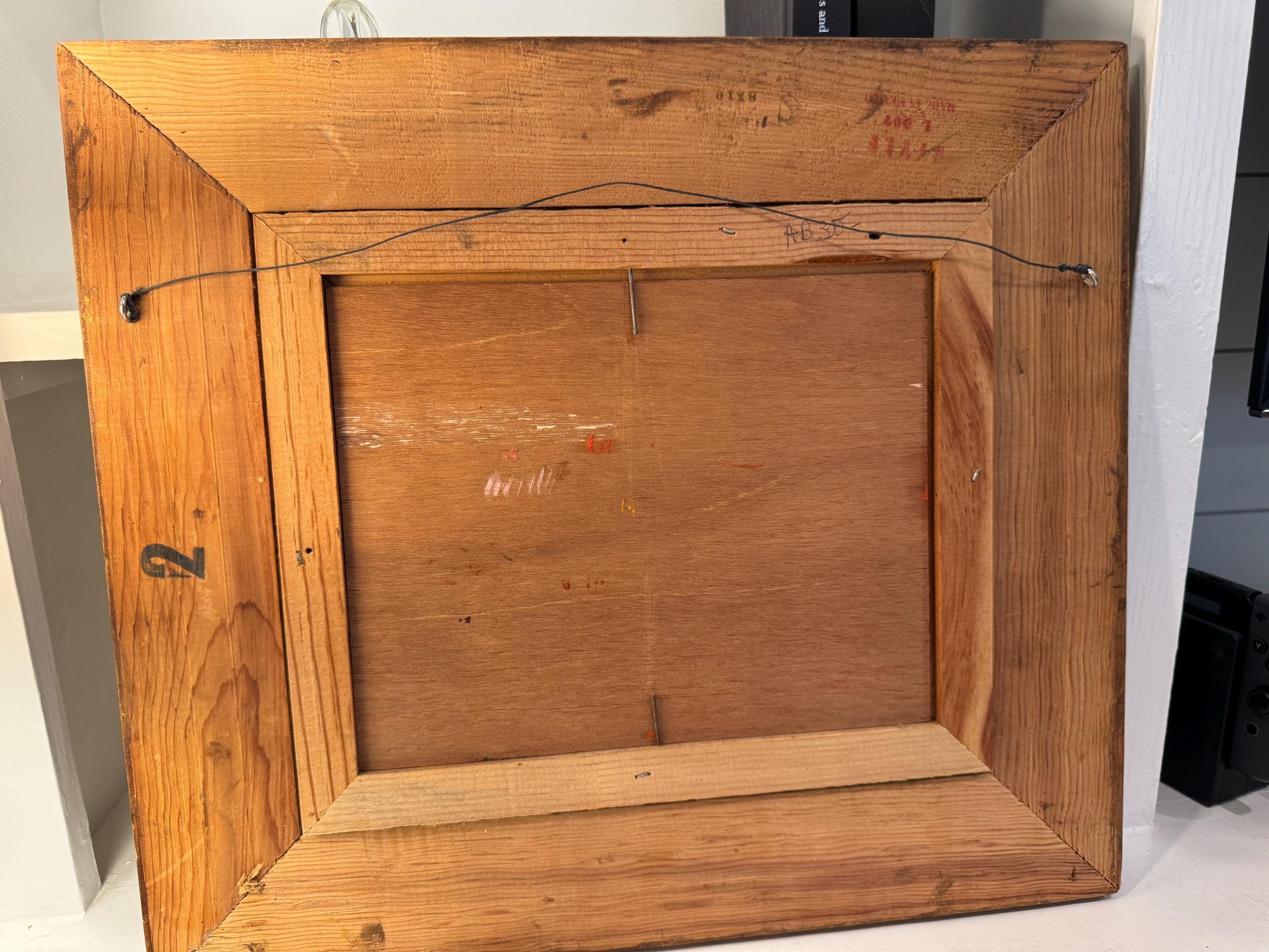 Franco Rispoli Signed Oil Painting in Gilded Frame - Etsy