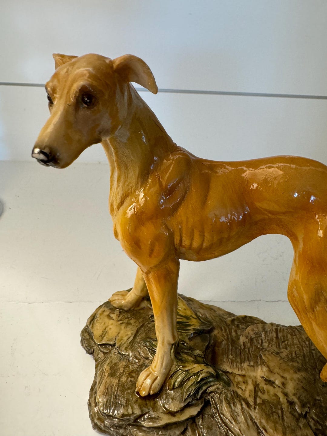 Vintage Dog Statue - Etsy
