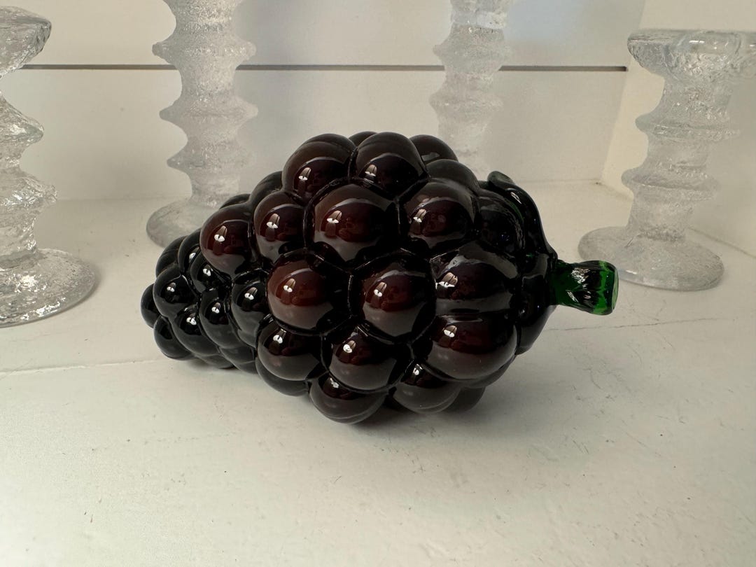 Glass Grape Cluster - Etsy
