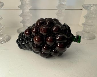 Antique Larger Grape Cluster With Flower Glass - Etsy